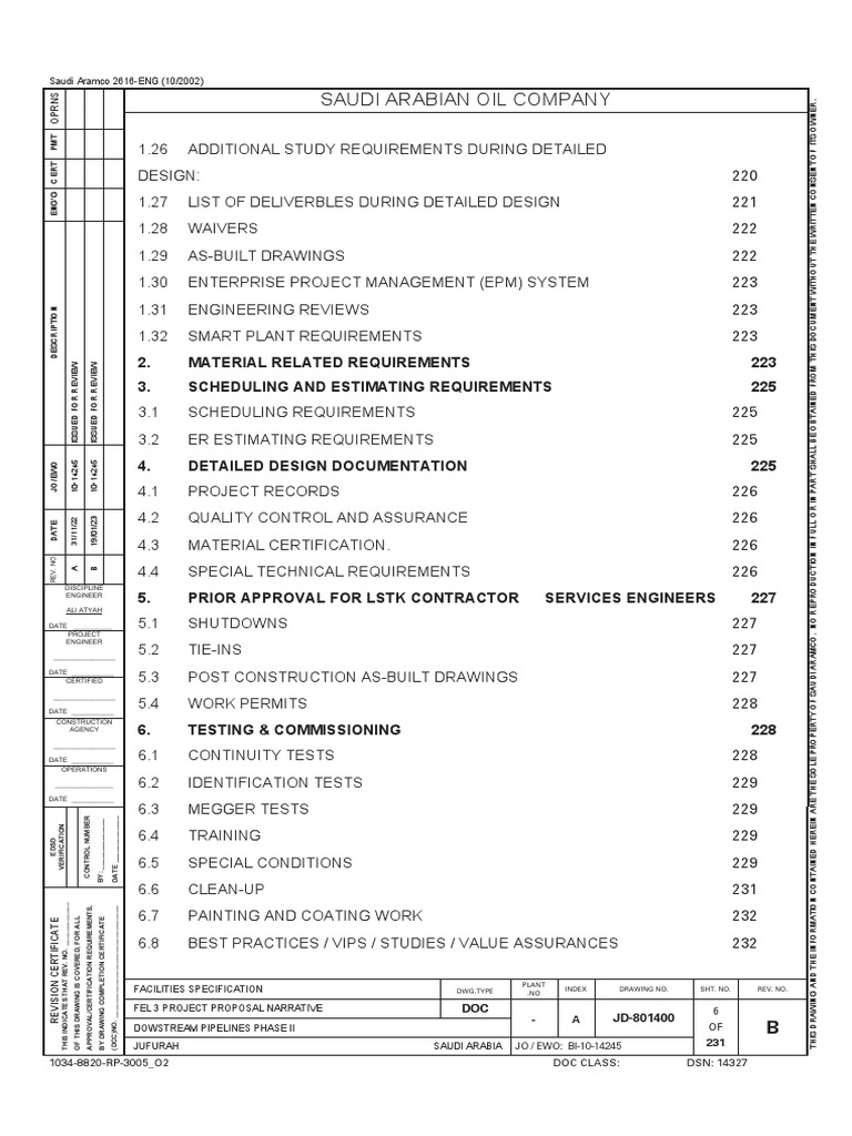 000-A-JD-801400-231 - Rev B SOW - Part-2 PDF | PDF 000-A-JD-801400-231 - Rev B SOW - Part-2 PDF | PDF