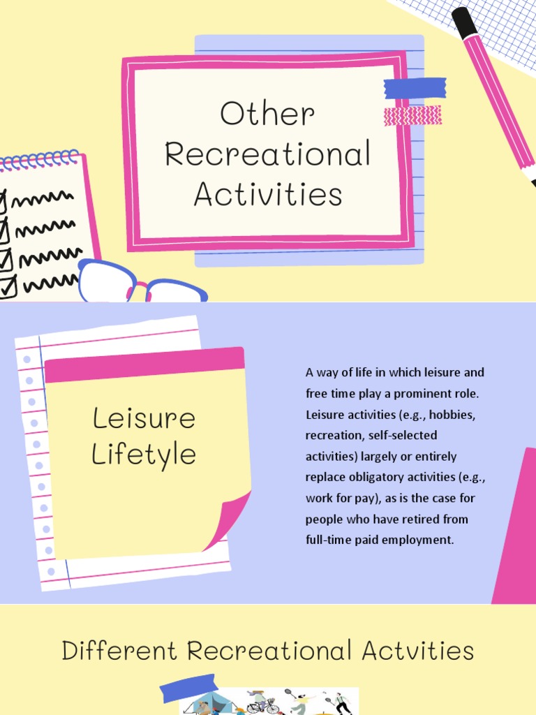 Recreational Activities | PDF