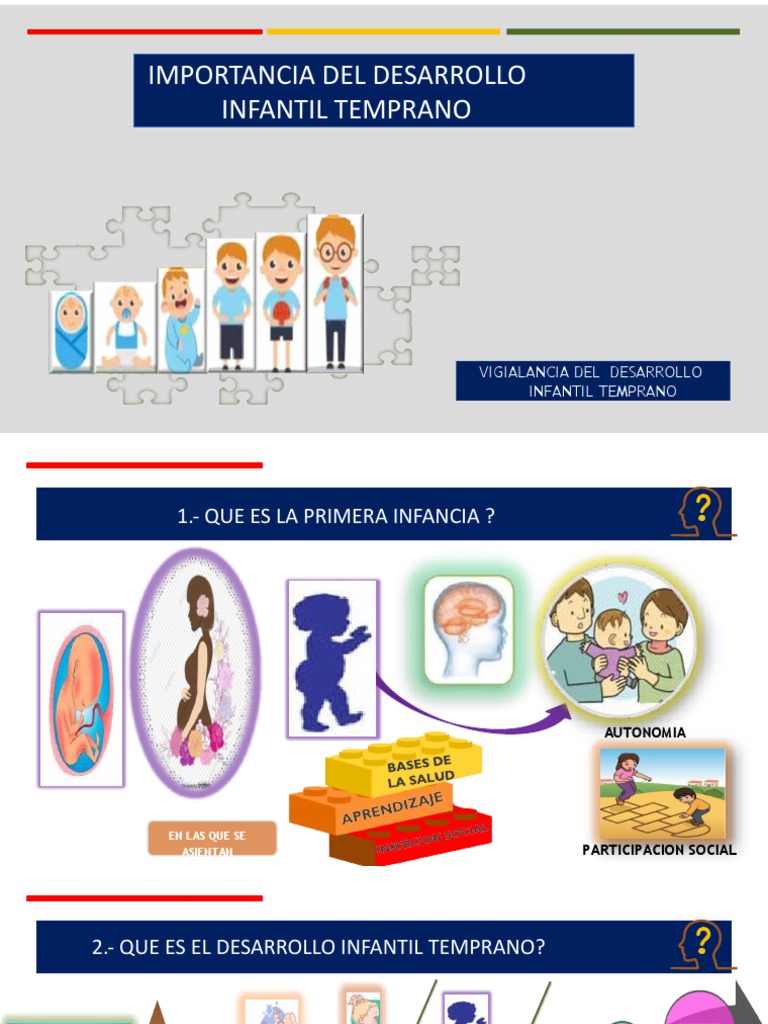 Importancia Del Desarrollo Infantil Temprano y Mil Dias de Oro - 4 | PDF | Desarrollo infantil ...