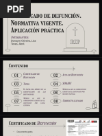 Curso Virtual Sobre El Correcto Llenado Del Certificado de Defunción | PDF | El embarazo | Muerte