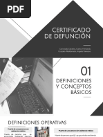 Curso Virtual Sobre El Correcto Llenado Del Certificado de Defunción | PDF | El embarazo | Muerte