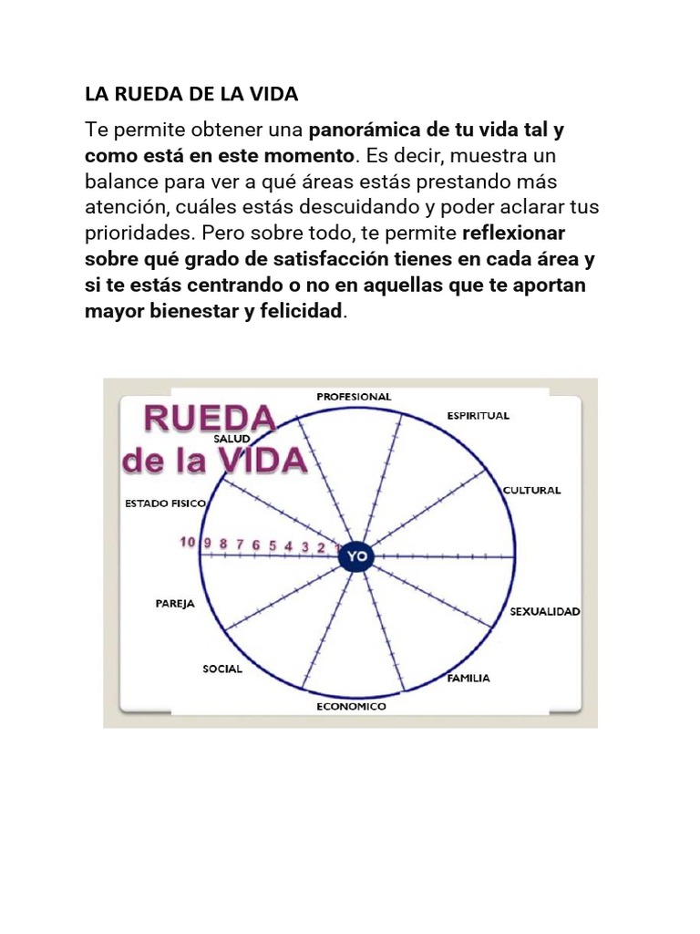 Rueda de La Vida PDF | PDF