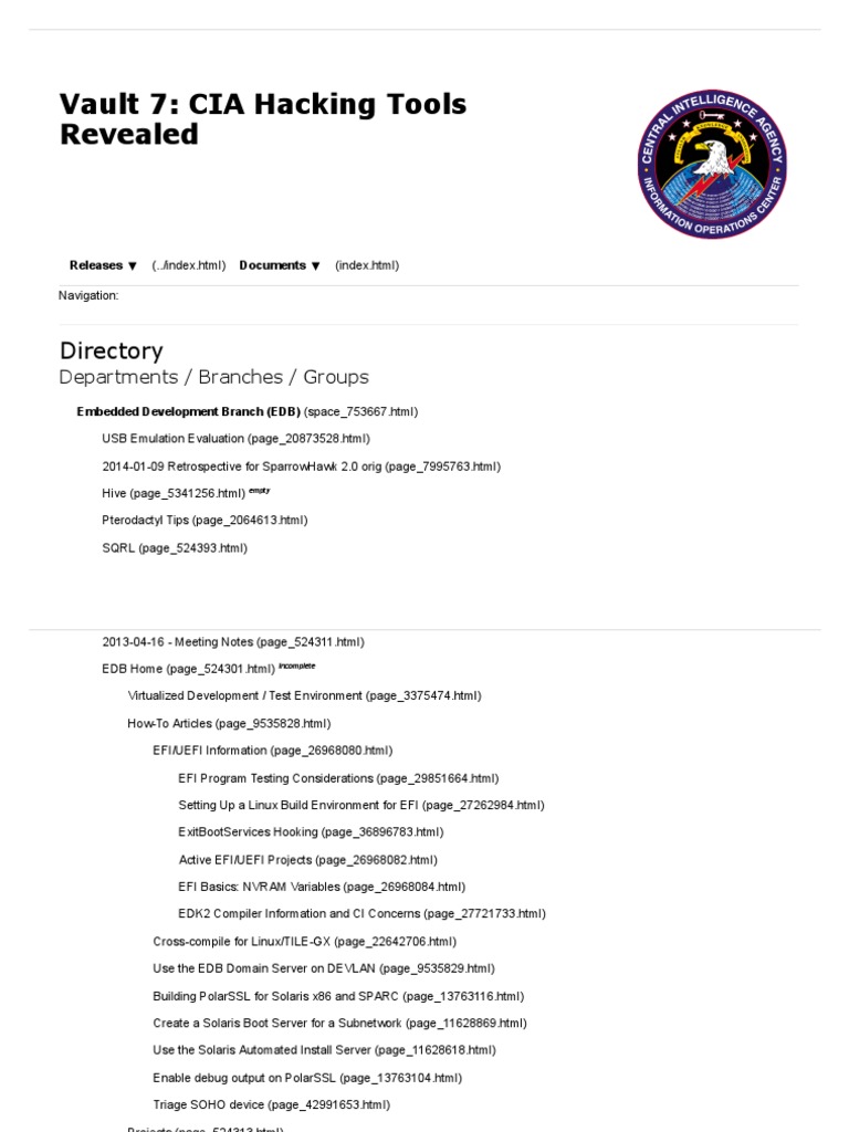 CIA Hacking Tools Unveiled | PDF | Microsoft Windows | Windows Registry