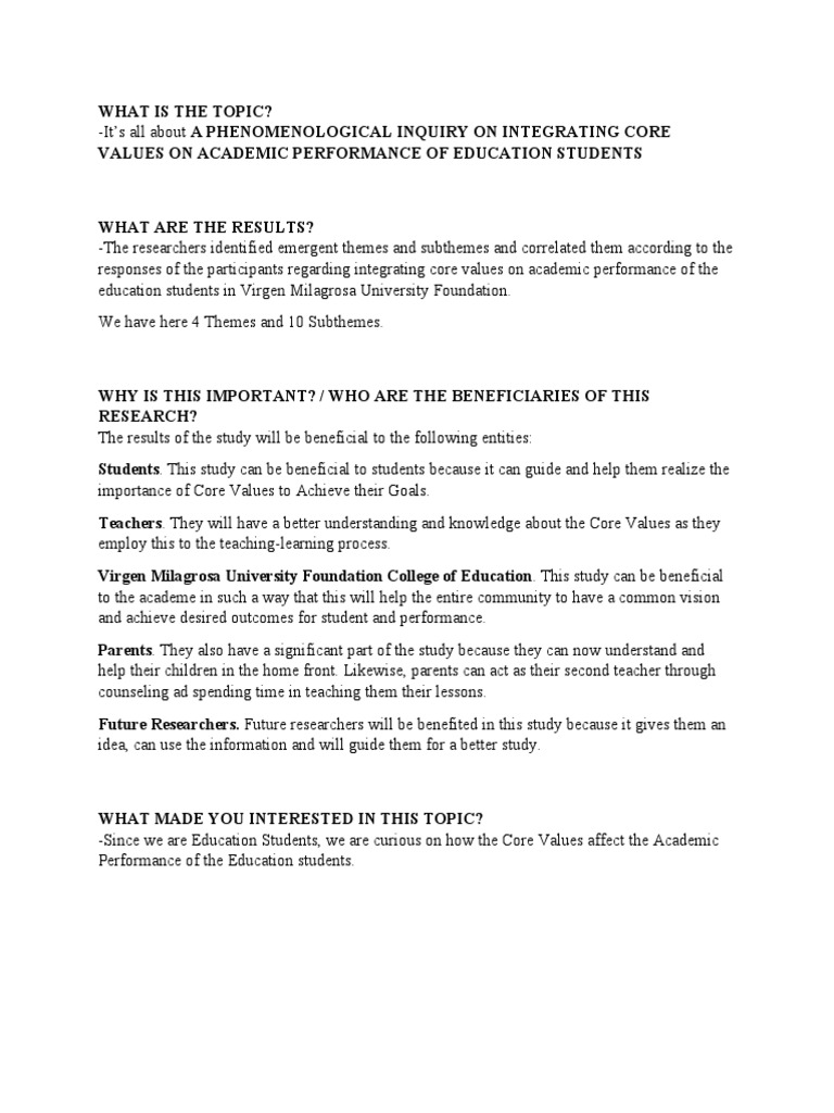 Possible Questions in Research Poster Presentation | PDF | Qualitative ...