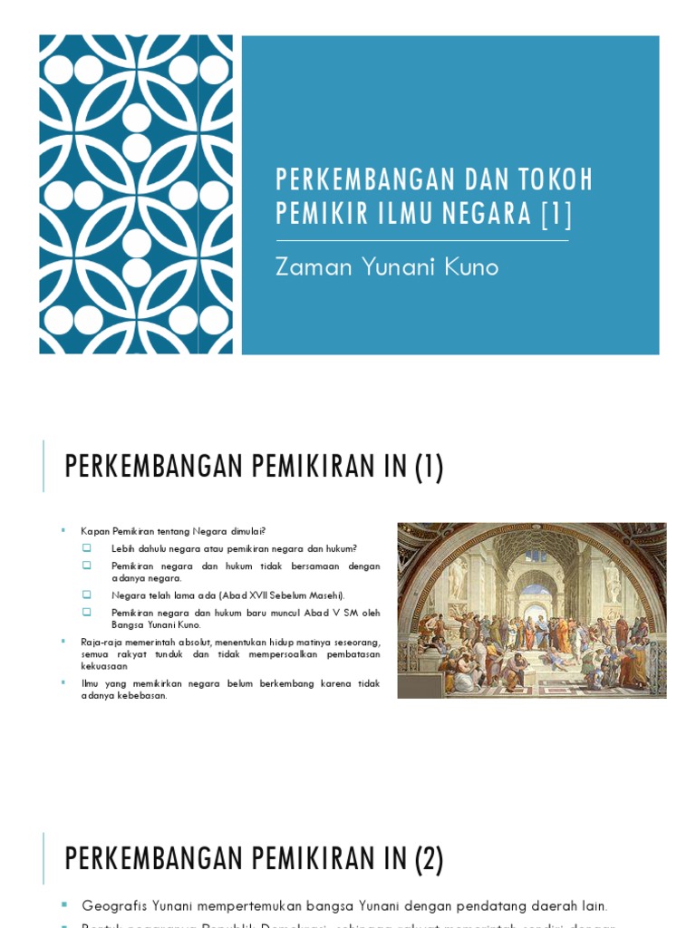 02 Perkembangan Dan Tokoh Pemikir - Zaman Yunani Kuno | PDF