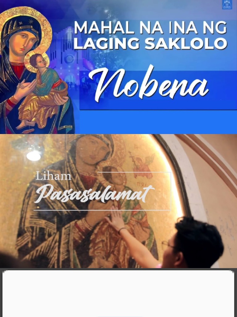 Nobena Sa Ina NG Laging Saklolo | PDF