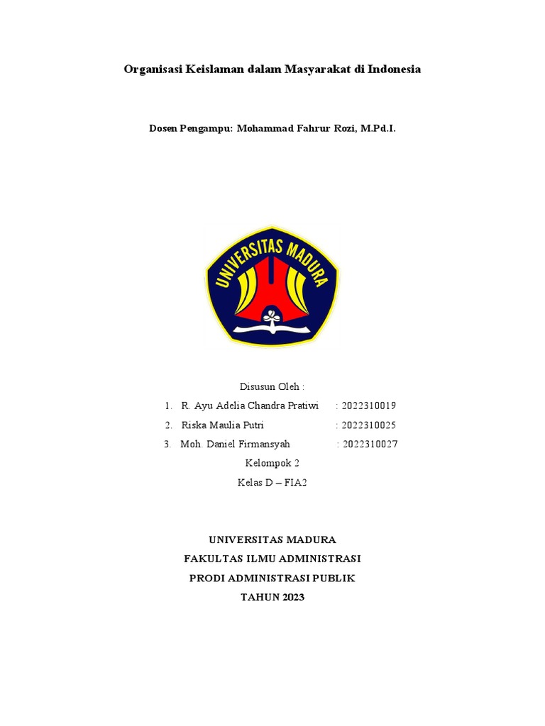 Ormas Islam di Indonesia | PDF