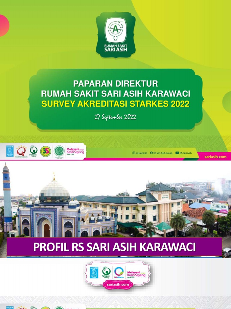 Laporan Akreditasi RS Sari Asih | PDF