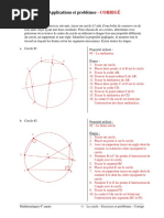 Le Cercle Et Le Disque | PDF | Cercle | Triangle