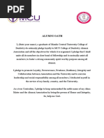 Graduation Pledge of Loyalty 2025 | PDF