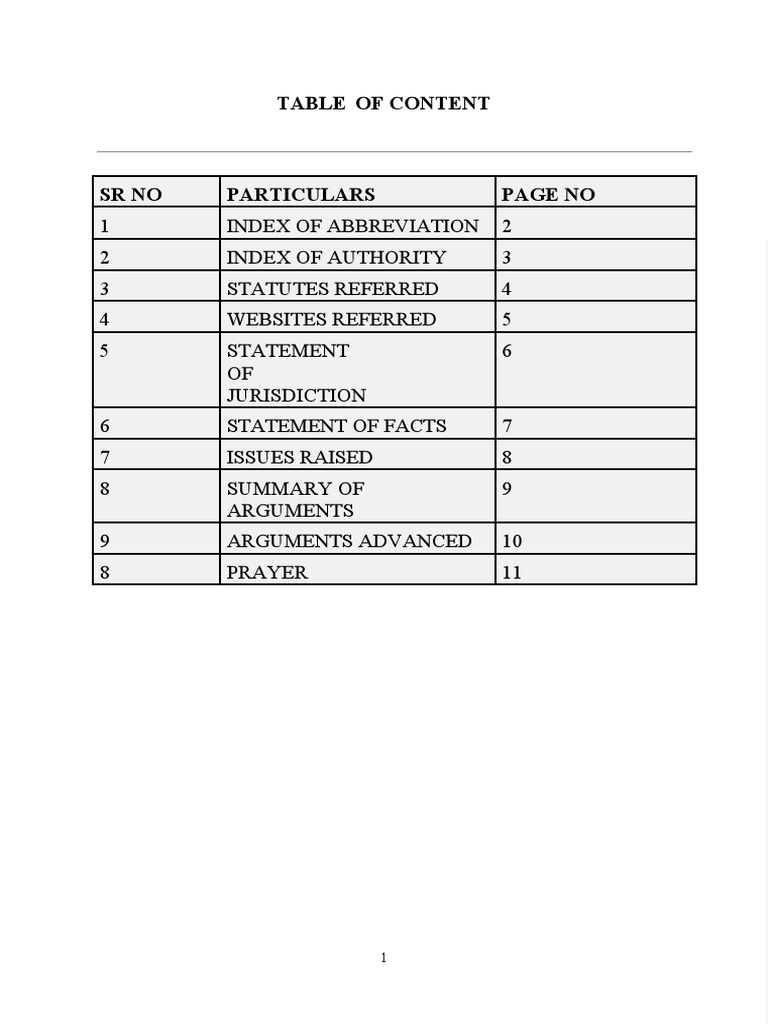 moot court memorial respondent.docx | PDF