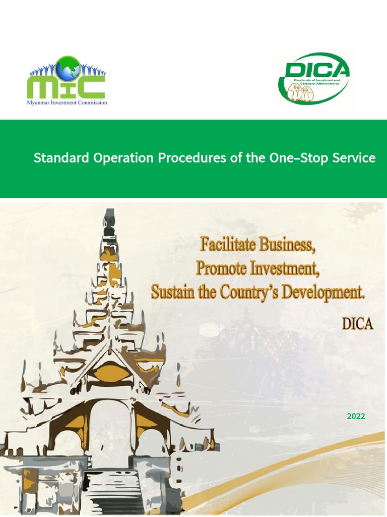 SOP of The One Stop Service - 1 PDF | PDF