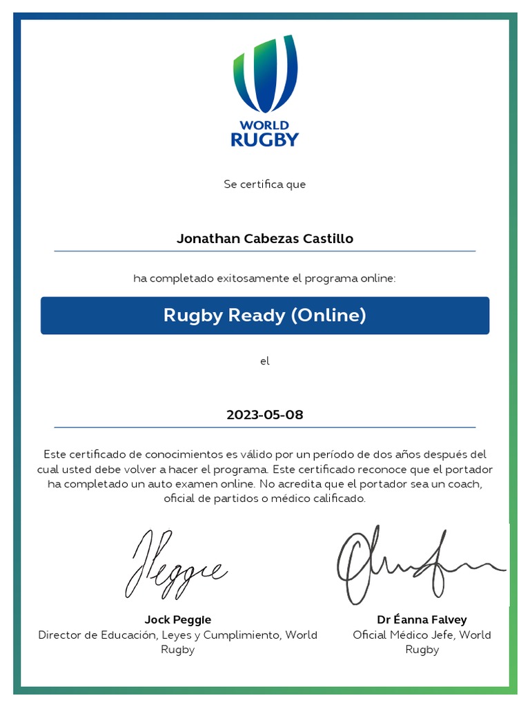 Rugby Ready 2084337 PDF | PDF