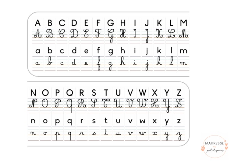 Référent alphabet A4 | PDF