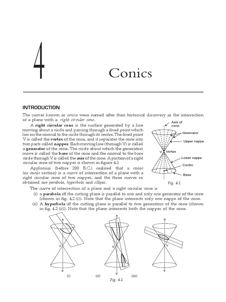 4 - Conics PDF | PDF | Ellipse | Teaching Mathematics