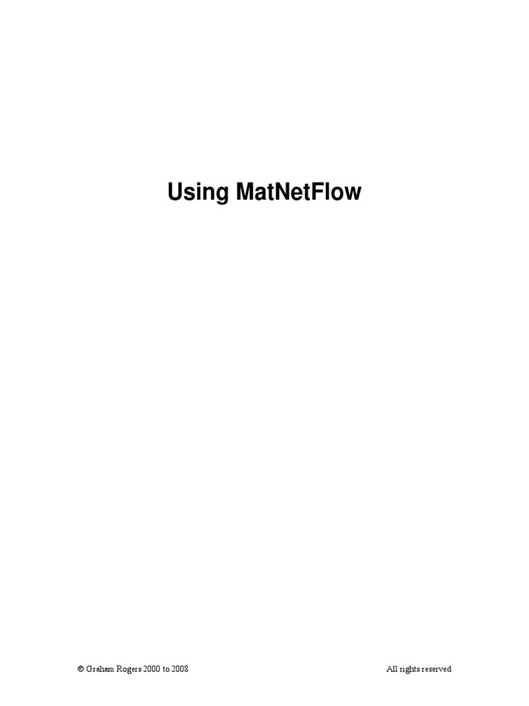 Mat Net Flow | PDF