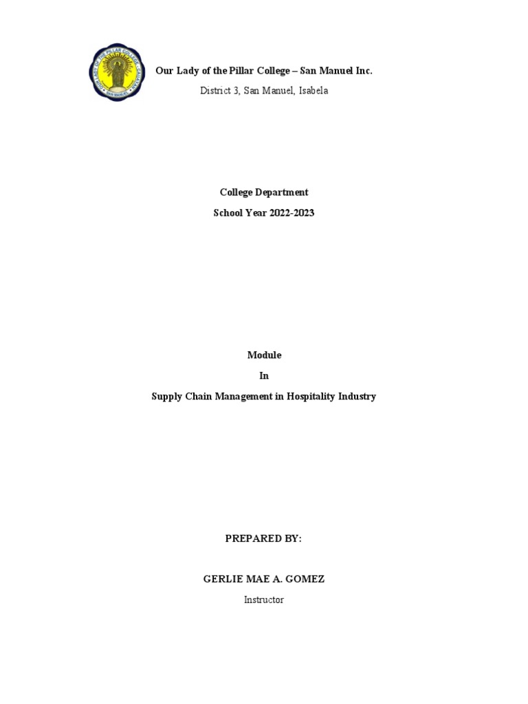 Module in HPC4 Finals | PDF