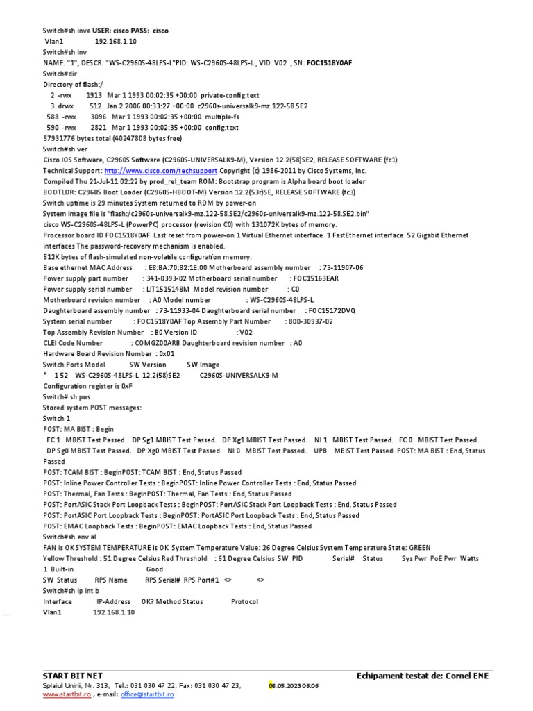 FOC1518Y0AF | PDF | Booting | Computer Networking