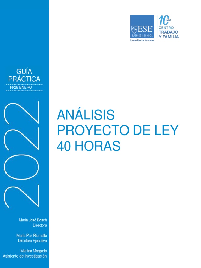 guia_28_an__lisis_proyecto_de_ley_40_horas___final.pdf | PDF | Tiempo de trabajo | Salario