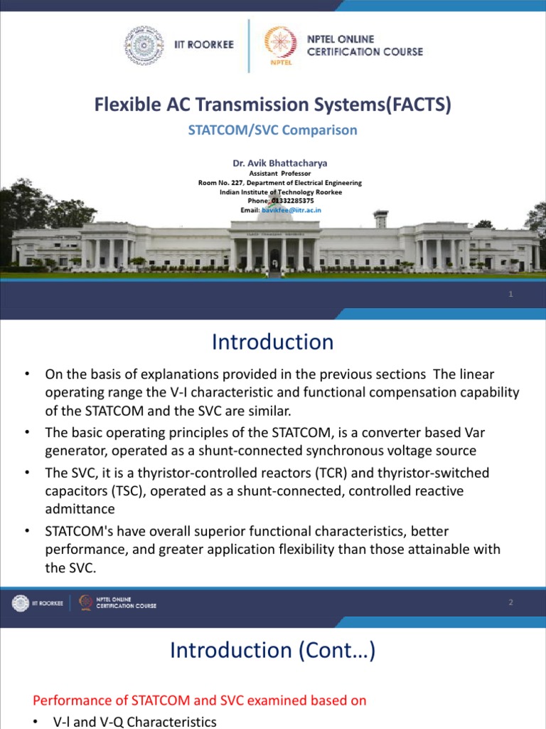 10 STATCOM Vs SVC PDF | Download Free PDF | Capacitor | Alternating Current