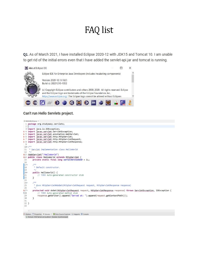 Questions Faq Pdf Java Programming Language Java Software Platform
