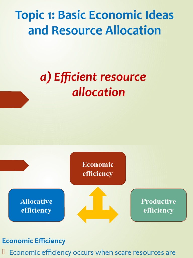 Efficient resource allocation ppt | PDF