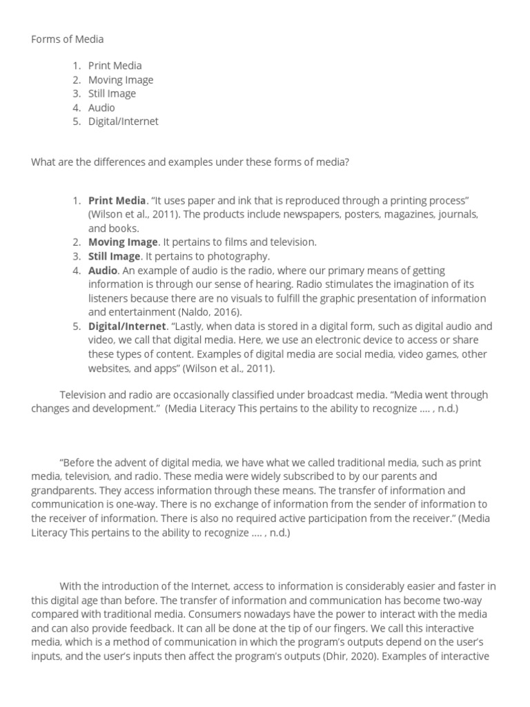 Understanding Media Literacy in Grade 12 | PDF | Mass Media | Media ...