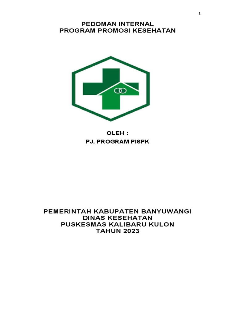 Pedoman Internal Pispk | PDF