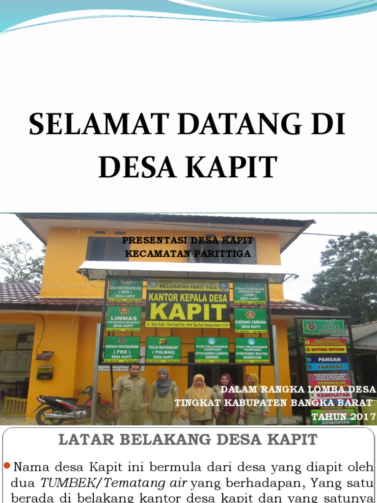 Presentasi Lomba Desa 2017 Okeeee | PDF