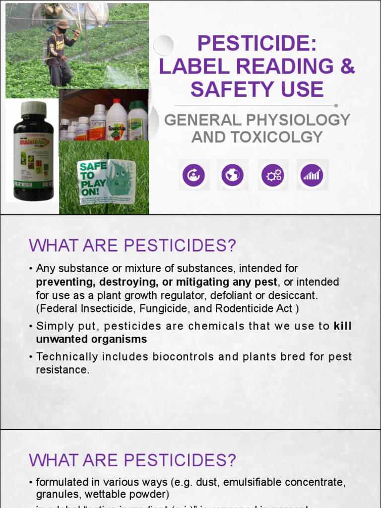 Pesticide Label Reading & Safety Guide | PDF