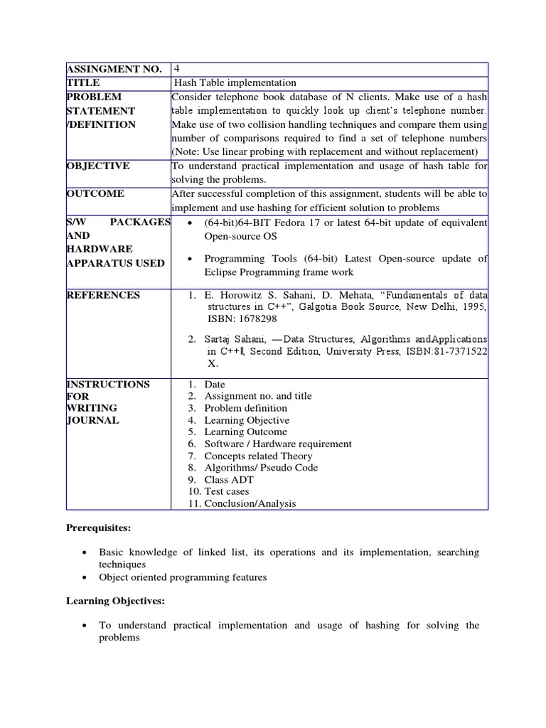 DSAL Manual Assignment 4 | PDF