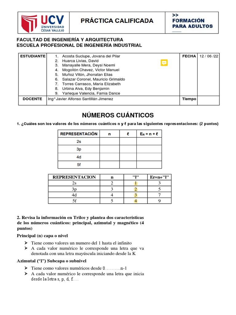 Equipo 2 PC 3 Nota 16 - Corregido | PDF