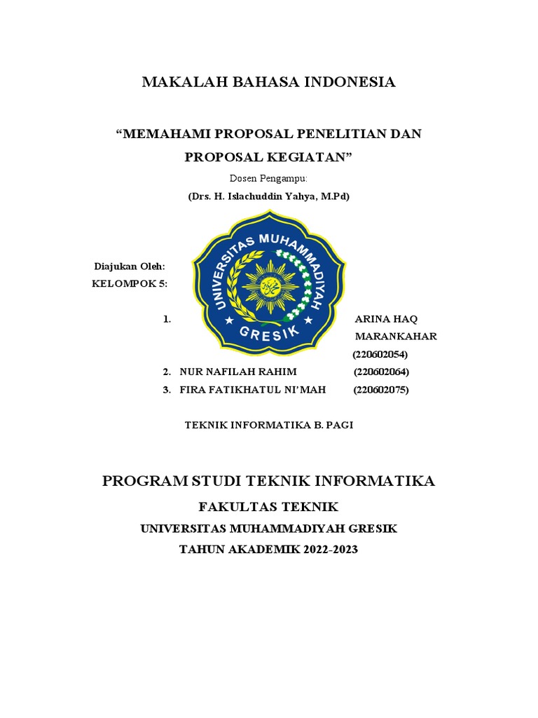 Makalah Bahasa Indonesia | PDF