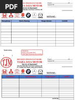 Template Nota Pembelian Thermal | PDF
