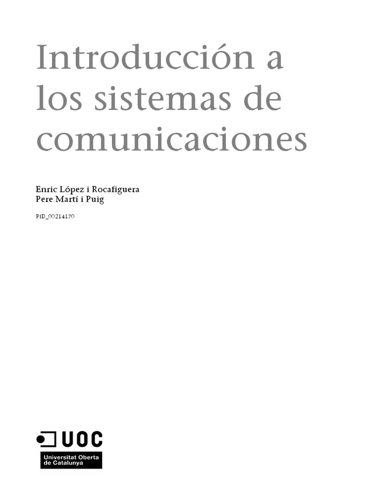 Módulo 1. Introducción A Los Sistemas de Comunicaciones | PDF | Modulación | Antena (Radio)