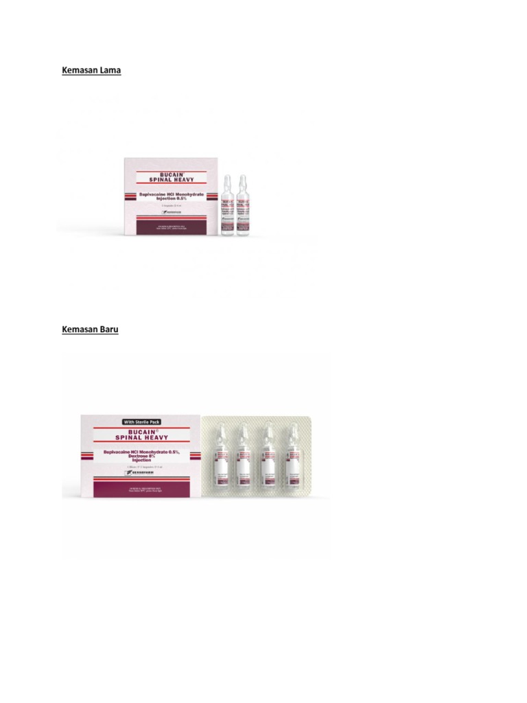 Kemasan Lama & Baru Bucain | PDF