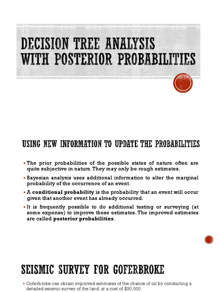 2022 - 4 - Decision Tree Analysis With Posterior Probabilities | PDF