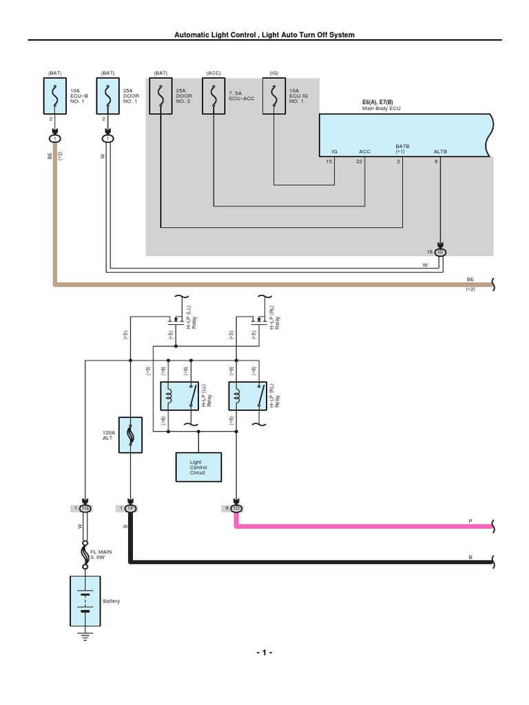 Automatic Light Control, Light Auto Turn Off System | PDF | Vehicle ...