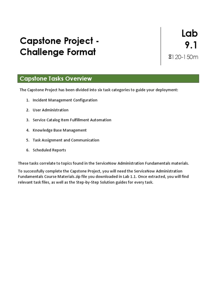 Capstone Project Challenge PDF | PDF