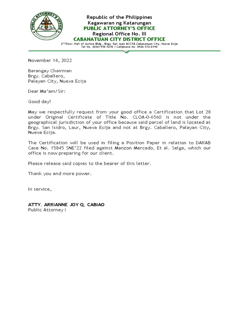 Request Letter.docx | PDF