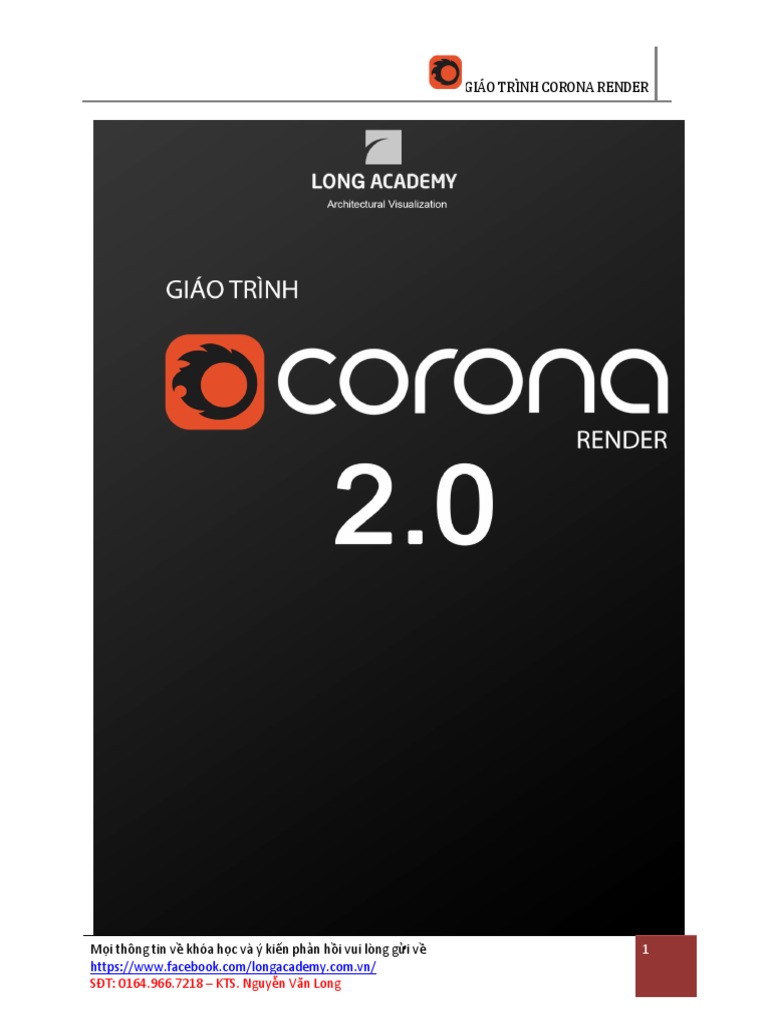 Giao Trinh Corona Render PDF | PDF