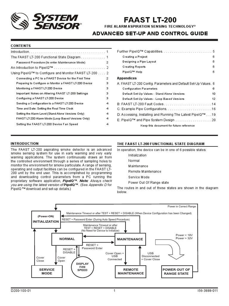 FAAST LT 200 Advanced Setup - and - Control - Guide | PDF | Usb ...