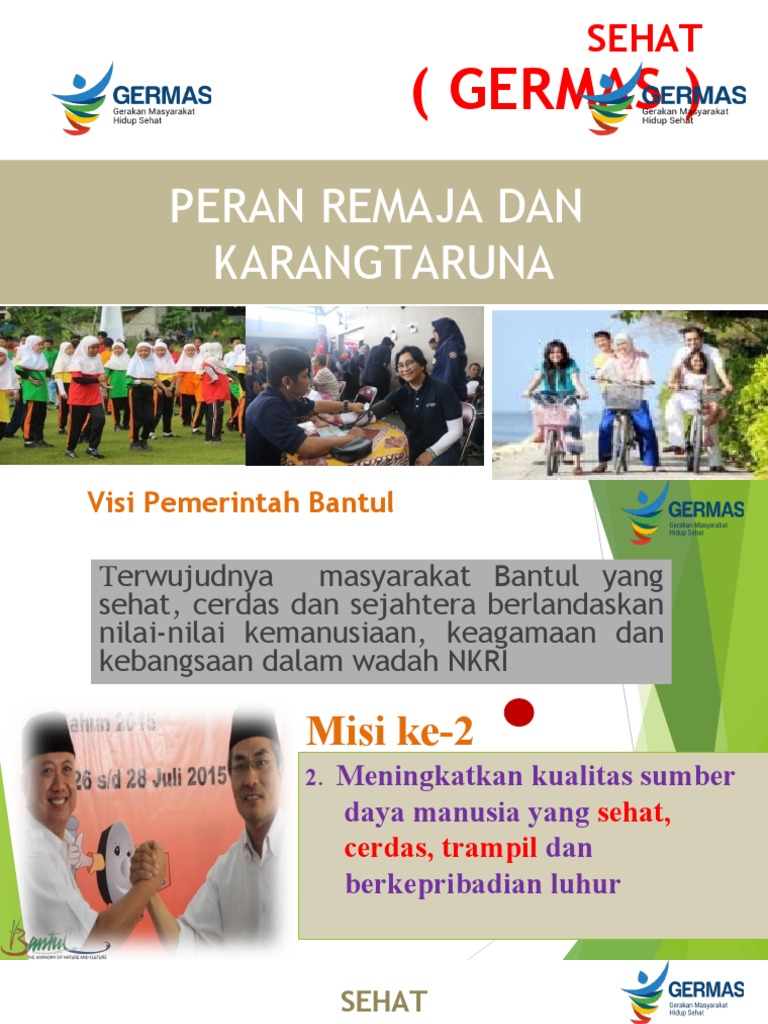 Germas Pada Remaja 2023 | PDF