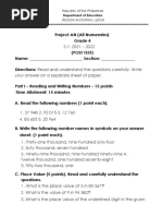 Rapid Mathematics Assessment Grades 4-6 | PDF | Area