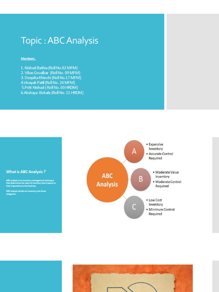 ABC Analysis: Inventory Management Guide | PDF