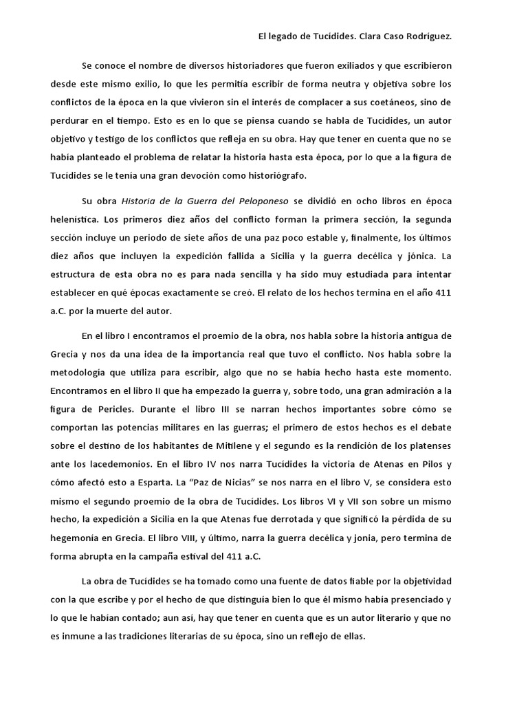 Tucídides | PDF