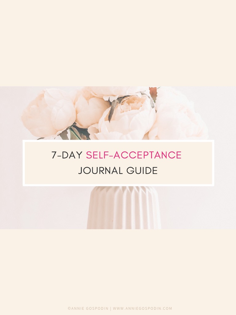 7 Day Self Acceptance Journal Guide PDF | PDF