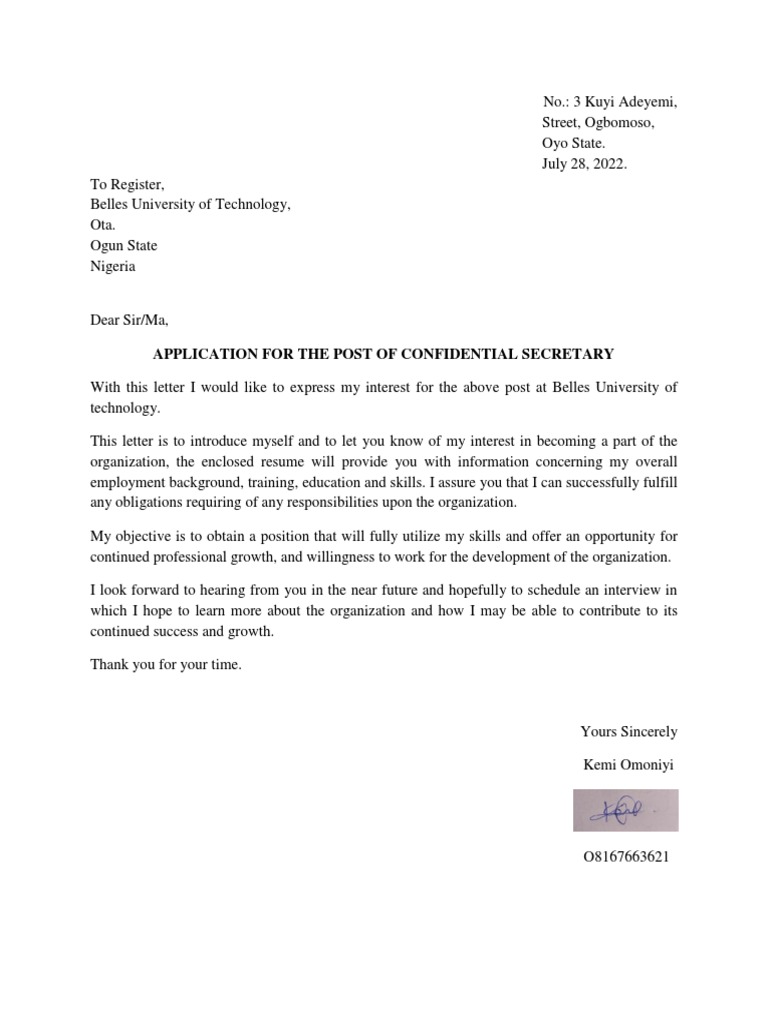 Application Letter.pdf | PDF