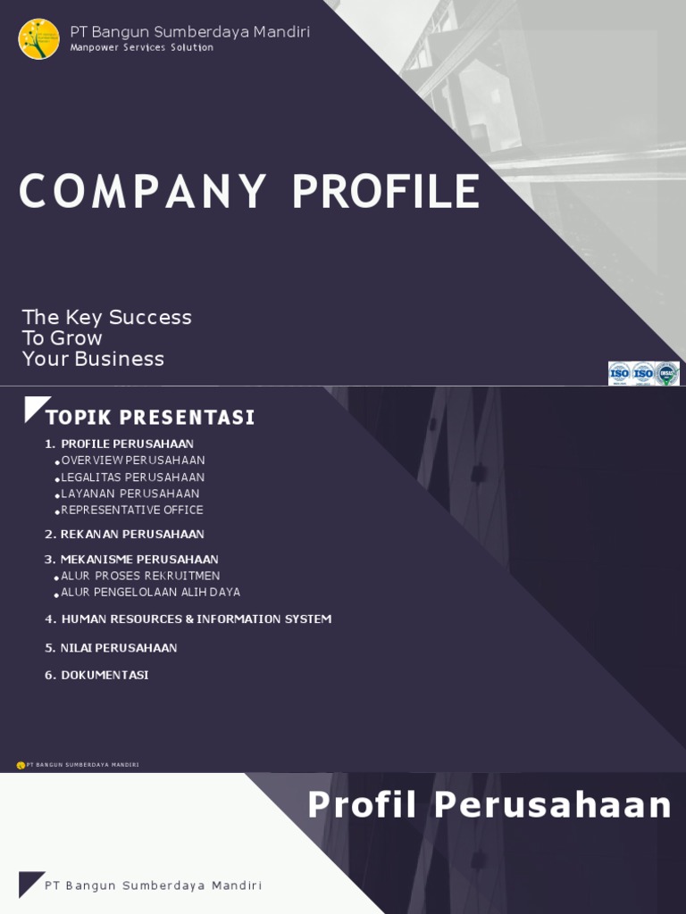 Company Profile PT. BSDM 2023 | PDF