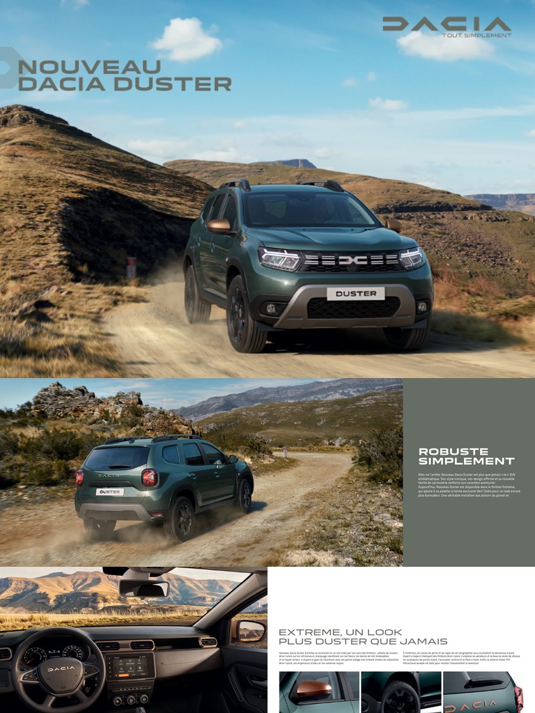 brochure dacia duster 2023 | PDF